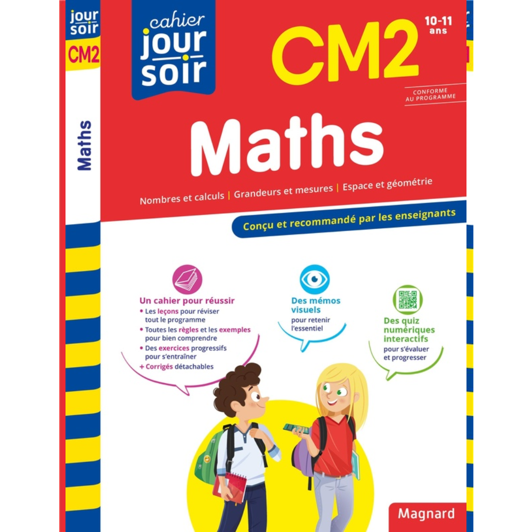 Mathématiques CM2 - Cahier Jour Soir – Librairie Elite