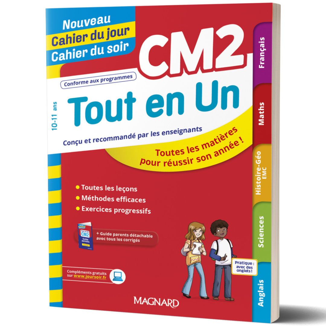 Tout en Un CM2 - Nouveau Cahier Jour Soir – Librairie Elite